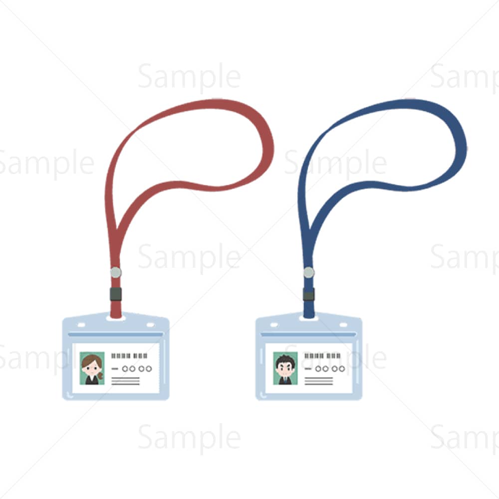 ネームカードホルダー – 素材ごよみ